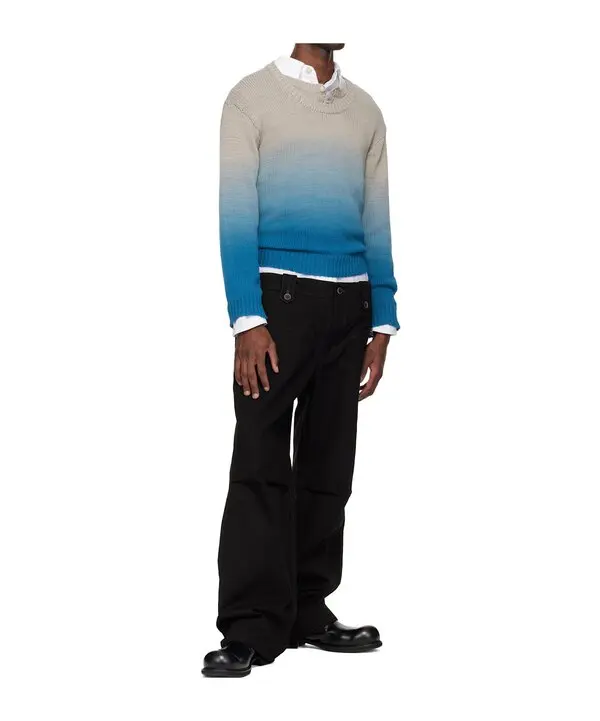 Andersson Bell Gradient Henley Collar Sweater