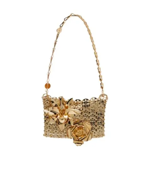 Rabanne Sac A Main Small Shoulder Bag - Nude