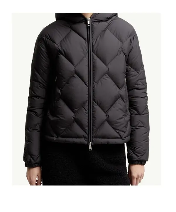 Moncler Arvouinne Hooded Quilted Down Jacket - Black