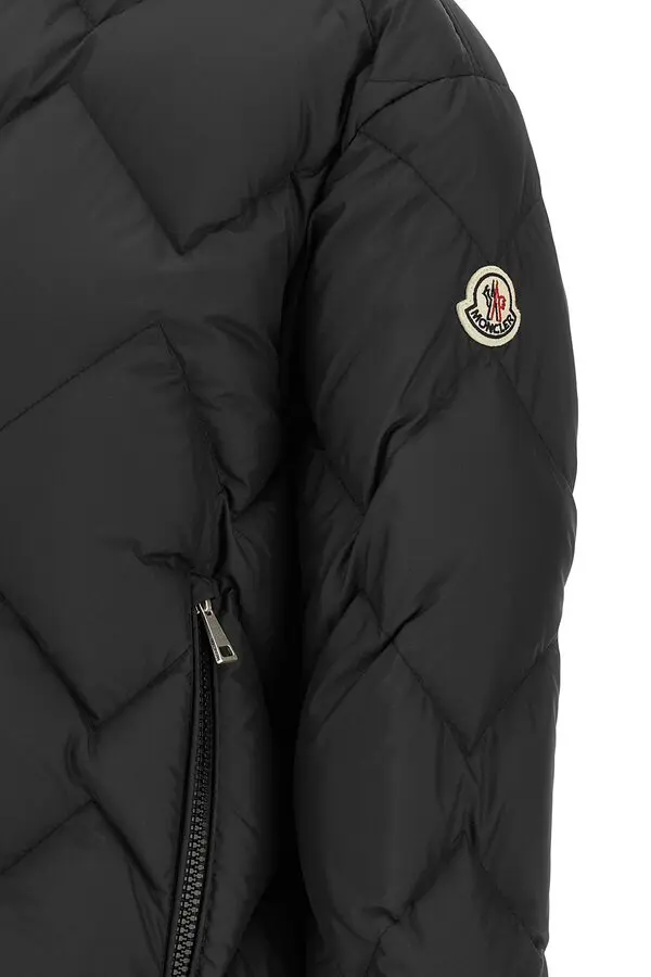 Moncler Arvouinne Hooded Quilted Down Jacket - Black