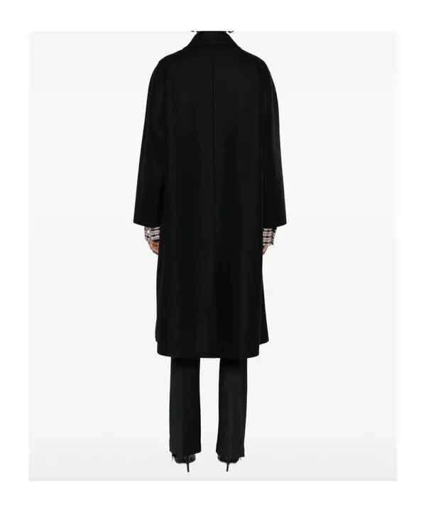 Harris Wharf London Balmacaan Raglan-sleeve Button Coat