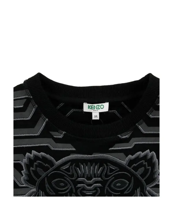 Kenzo Logo Embroidery Detail Hoodie