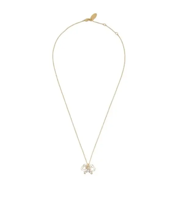 VIVIENNE WESTWOOD Butterfly Necklace - Yellow