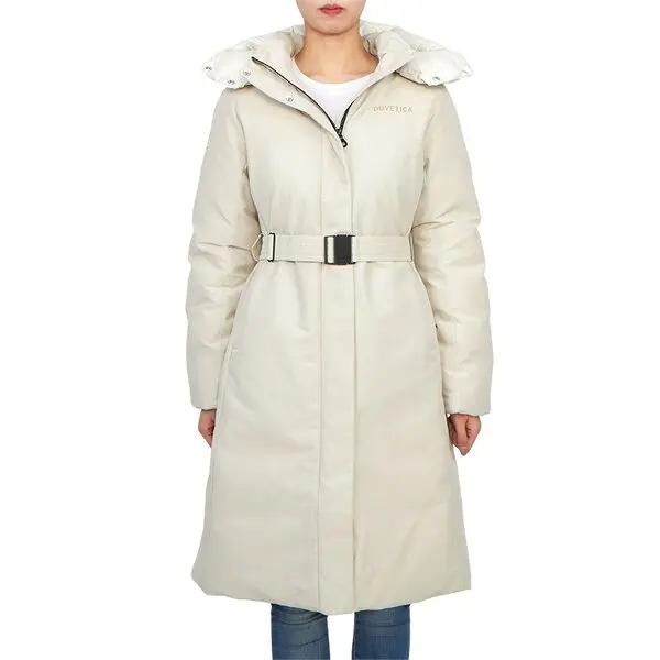 Duvetica Long-sleeved Hooded Down Jacket