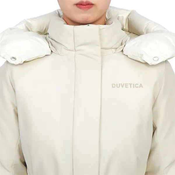 Duvetica Long-sleeved Hooded Down Jacket