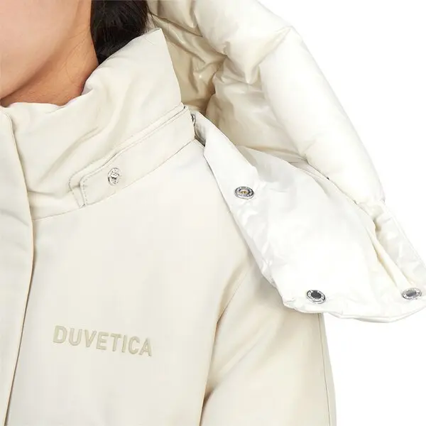 Duvetica Long-sleeved Hooded Down Jacket
