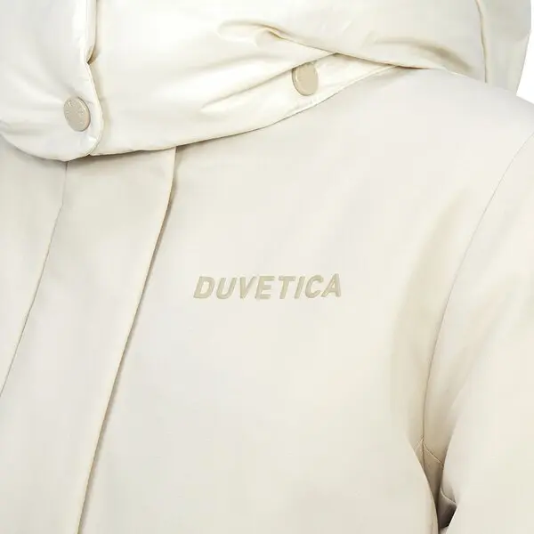 Duvetica Long-sleeved Hooded Down Jacket