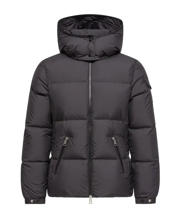Moncler Fourmines Hooded Short Down Jacket - Black