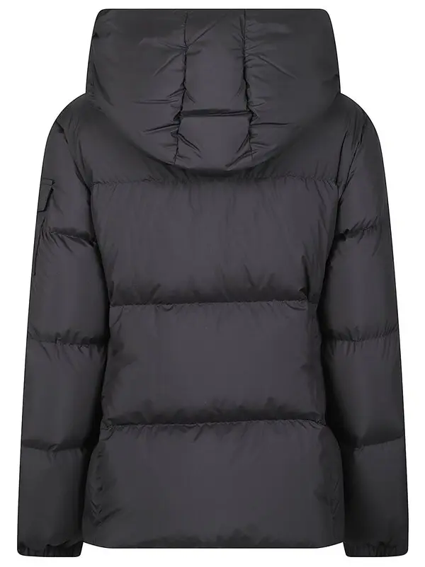 Moncler Fourmines Hooded Short Down Jacket - Black