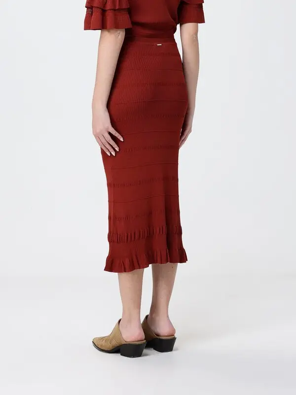 TWINSET Ruffled Knitted Skirt