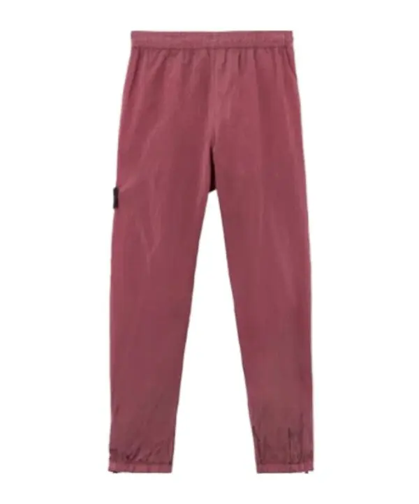 Stone Island Logo Patch Track Pants - Geranium