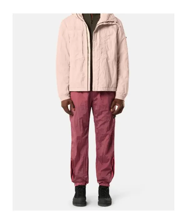 Stone Island Logo Patch Track Pants - Geranium