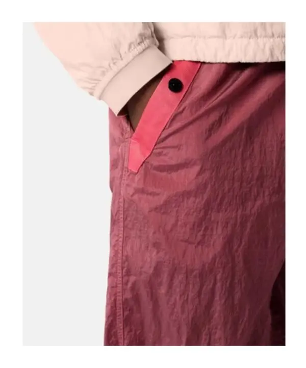 Stone Island Logo Patch Track Pants - Geranium