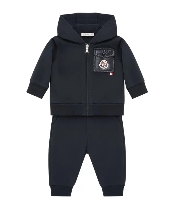 Moncler Cotton Blend Sweatsuit Set