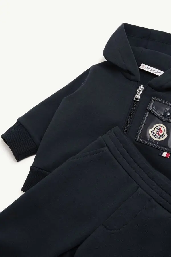 Moncler Cotton Blend Sweatsuit Set