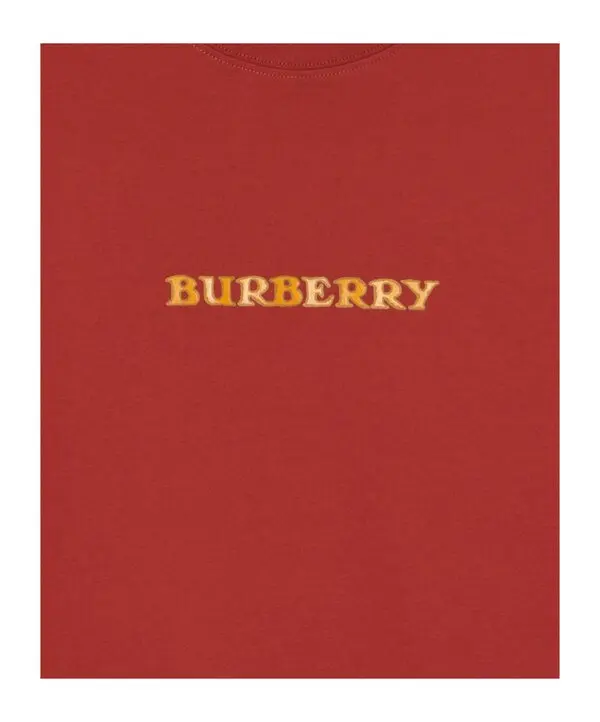 Burberry Heritage Logo Cotton T-shirt