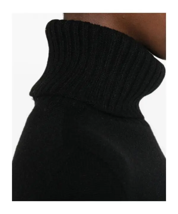 ARAGONA Roll-neck Ribbed-trim Sweater