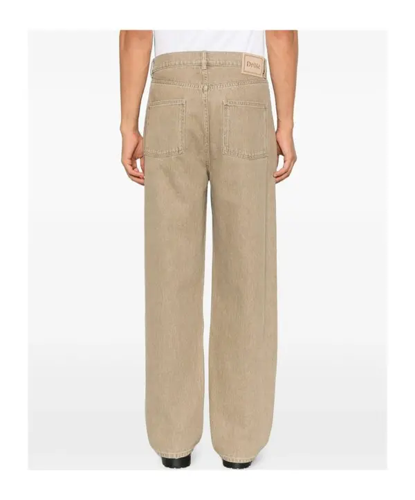 Drole De Monsieur Logo-patch Belt-loop Jeans