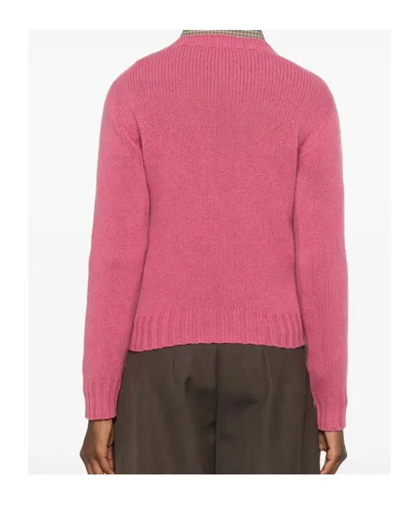 ARAGONA Ribbed-knit Crew-neck Sweater