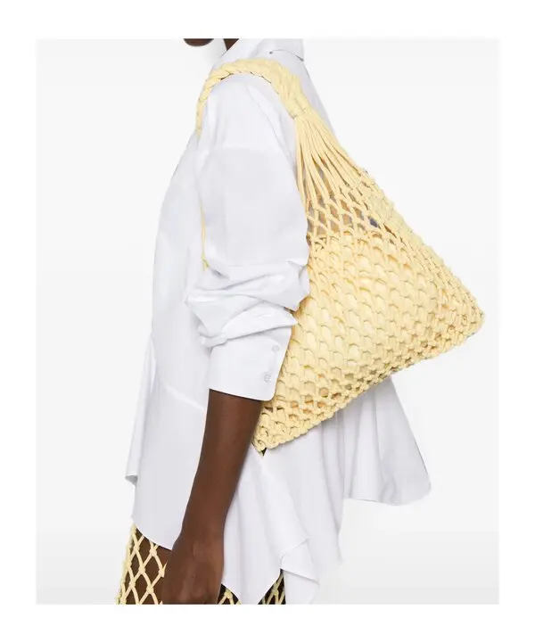 THE FRANKIE SHOP Mesh-style Handbag - Yellow
