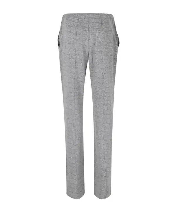 TOM FORD Jacquard Drawstring Trousers With Plaid Pattern