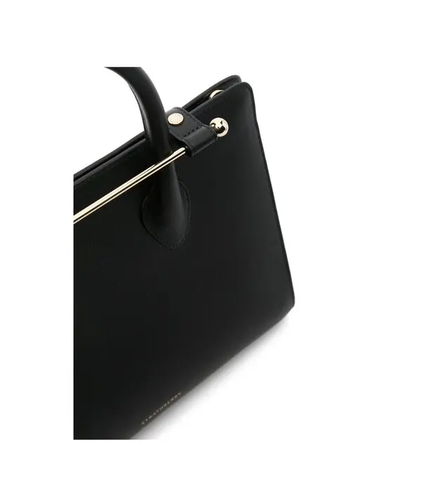 Strathberry Structured Tote Bag - Black