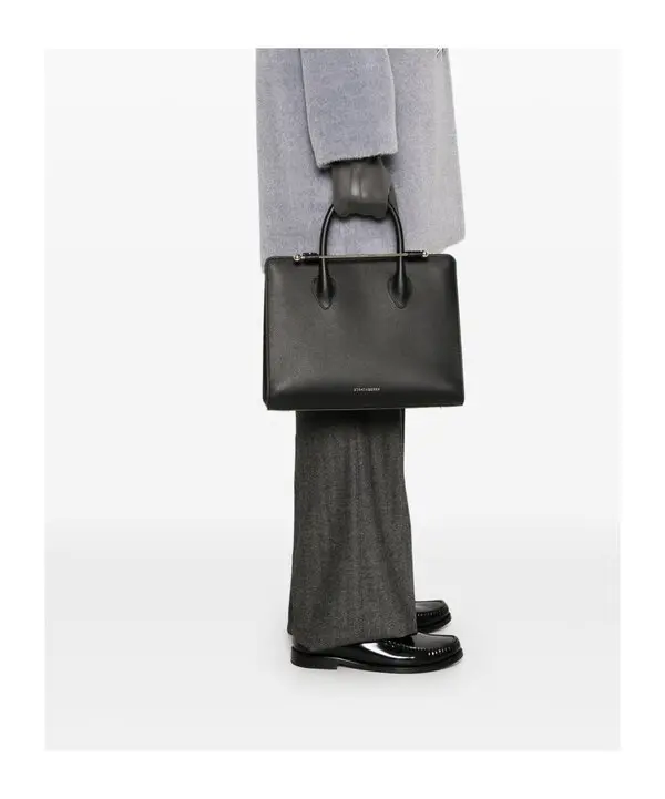 Strathberry Structured Tote Bag - Black