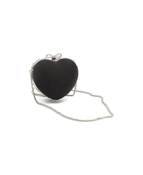 SELF-PORTRAIT Crystal-decorated Clutch