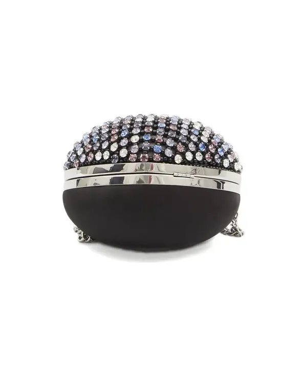 SELF-PORTRAIT Crystal-decorated Clutch