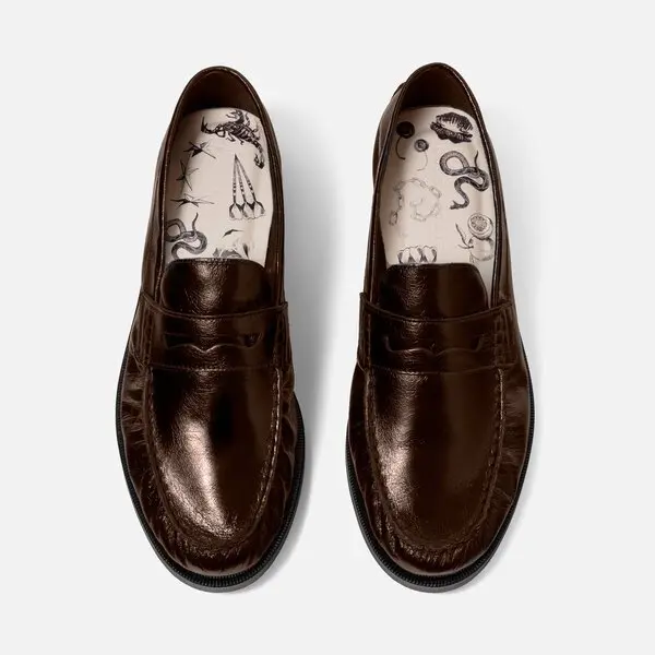 DUKE + DEXTER Ezra Ruched Loafer