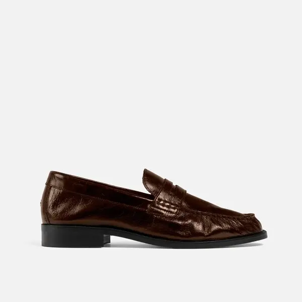 DUKE + DEXTER Ezra Ruched Loafer