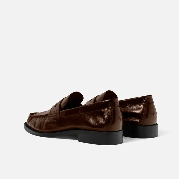 DUKE + DEXTER Ezra Ruched Loafer