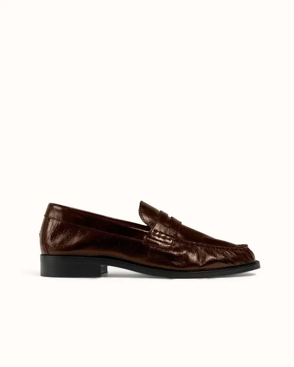 DUKE + DEXTER Ezra Ruched Loafer