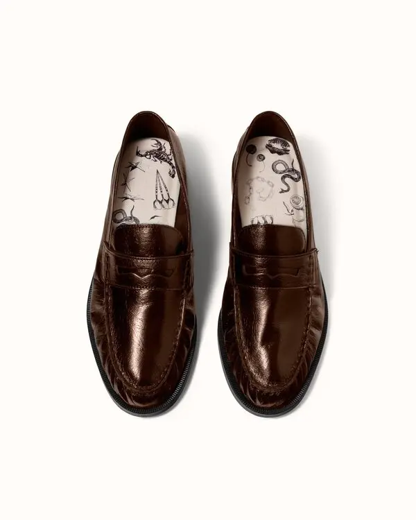 DUKE + DEXTER Ezra Ruched Loafer
