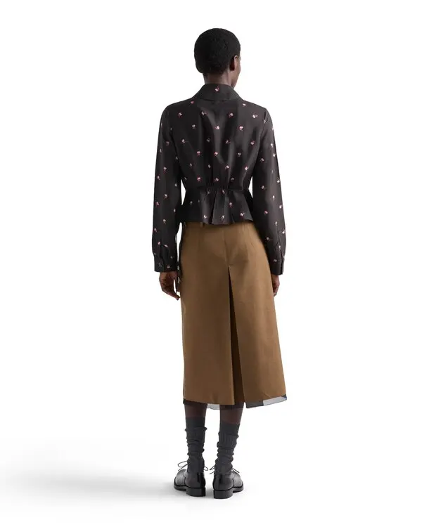 Prada Washed Silk Shirt