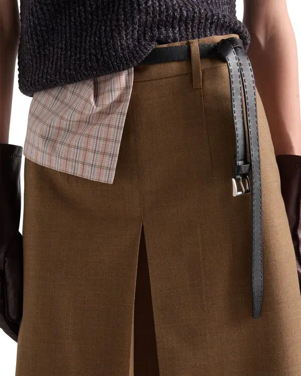 Prada Wool Midi-skirt