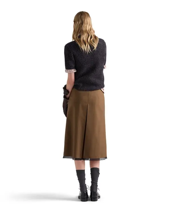Prada Wool Midi-skirt