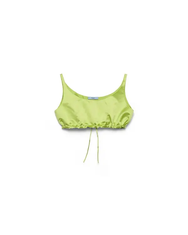 Prada Duchesse Crop Top