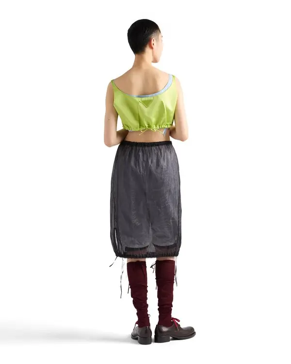 Prada Duchesse Crop Top