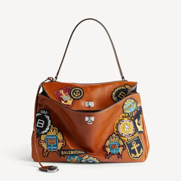 Balenciaga Rodeo Handbag Large - Brown