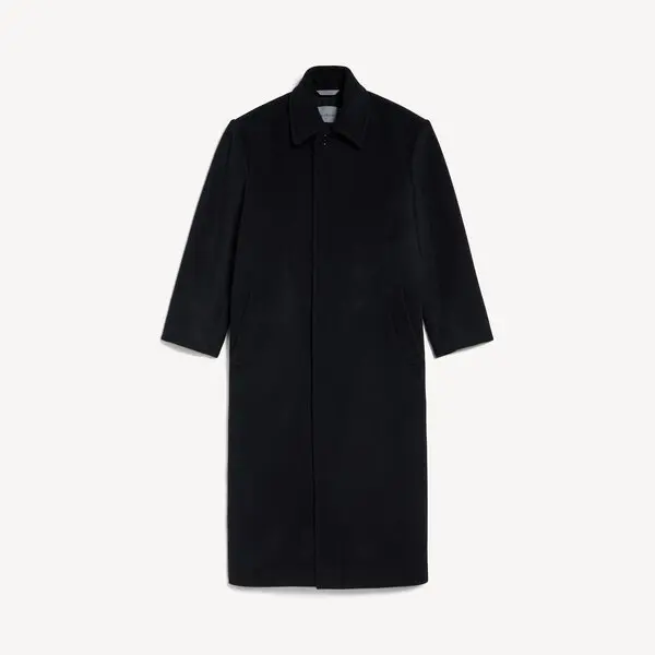 Balenciaga Long Double-faced Cocoon Coat