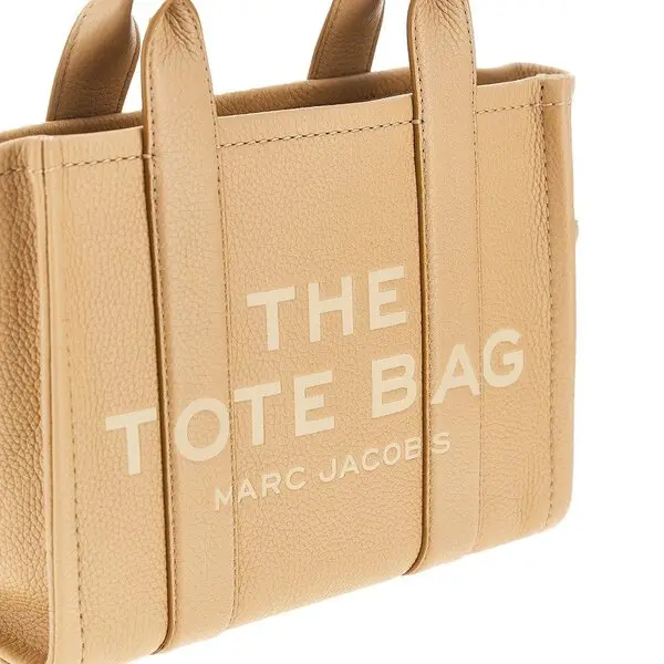 Marc Jacobs Mini The Leather Tote Bag - Beige