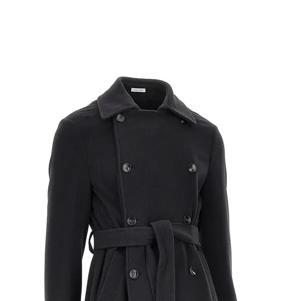 BRERAS Wool Cloth Coat With Belt