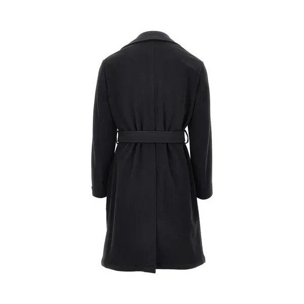 BRERAS Wool Cloth Coat With Belt