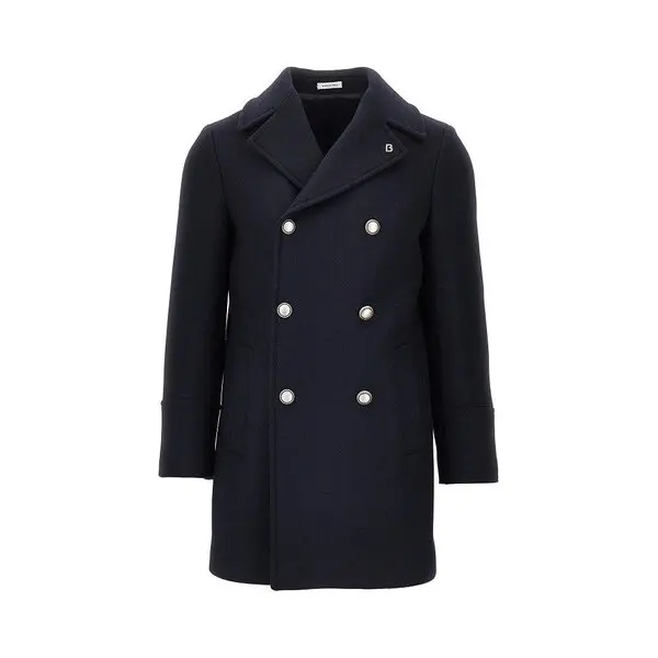 BRERAS Wool-blend Double-breasted Peacoat