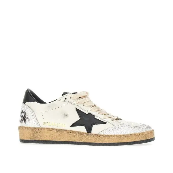 GOLDEN GOOSE Ballstar Nappa Leather Sneakers - White