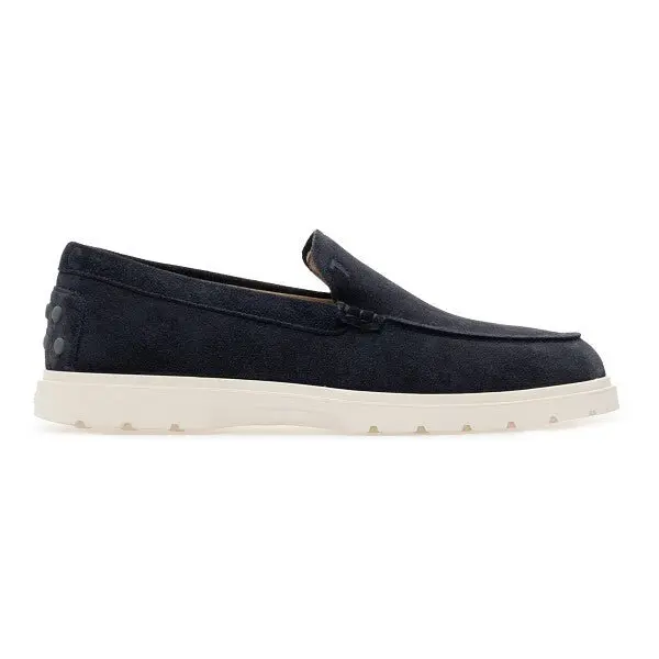 TOD'S Suede Leather Hybrid Loafers