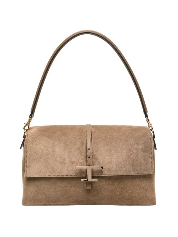 TOD'S Tse Tracollina Mosch Pccola Shoulder Bag - Brown