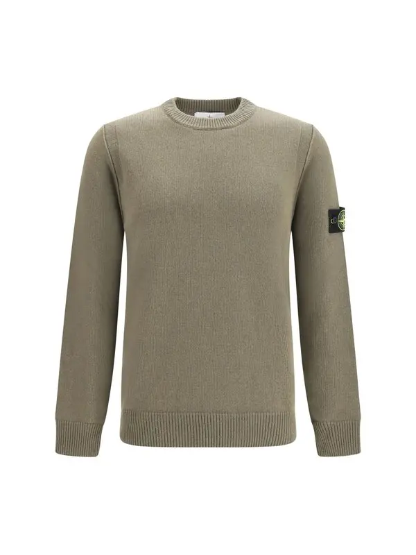 Stone Island Lambwool Crew Neck Sweater