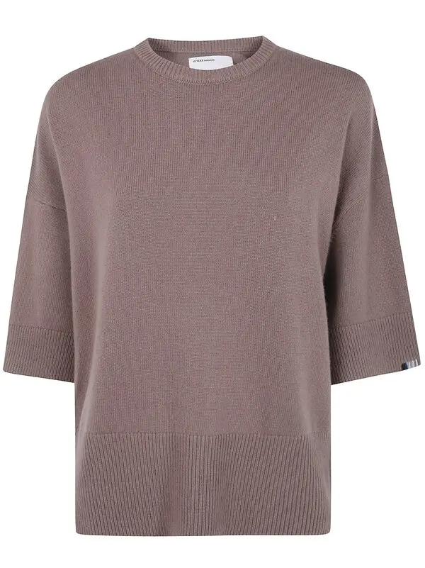 Extreme Cashmere Sweater Round Neck "sassie N.433 - Brown